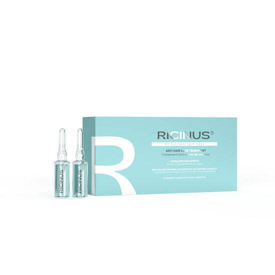 Fiole tratament pentru stoparea caderii parului (12 fiole) Ricinus ...